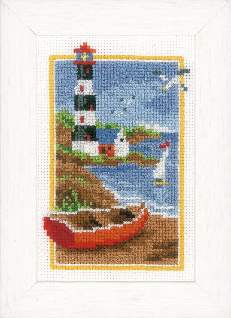 Vervaco Counted Cross Stitch Miniature Lighthouse - Craftmar